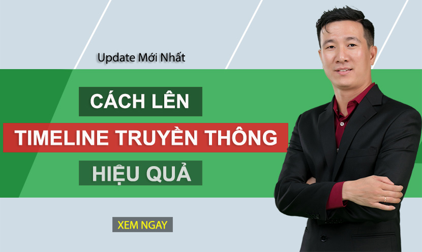 Cách lên timeline truyền thông nâng cao hiệu quả chiến lược